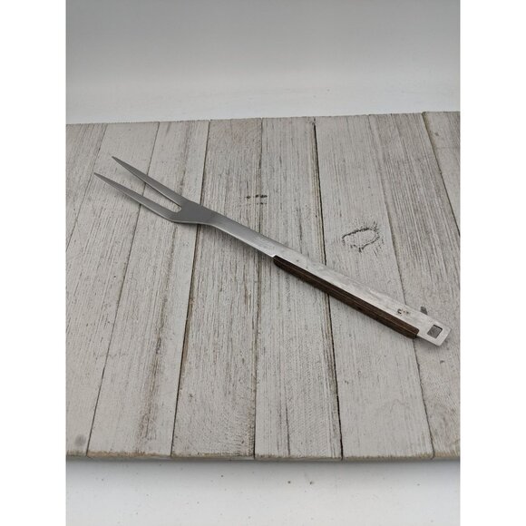 Kane Kut | Kitchen | Vintage Kane Kut Meat Utility Fork Wood Handle ...